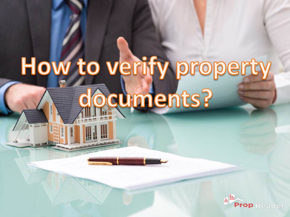 How to verify property documents -PropReader